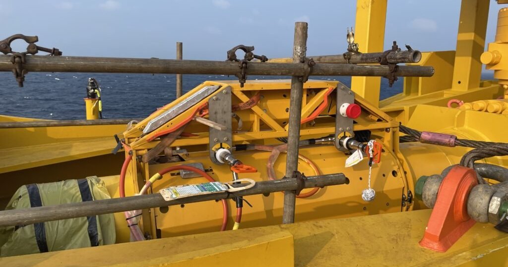Installation of Subsea Corrosion-Erosion Monitor offshore India
