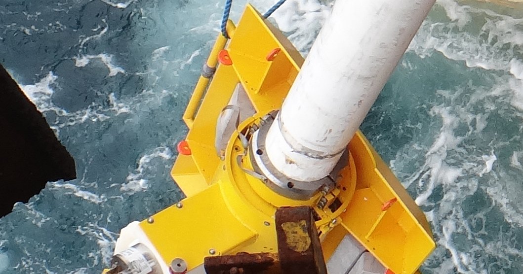 ClampOn CEM Installation from Pipe Laying Vessel